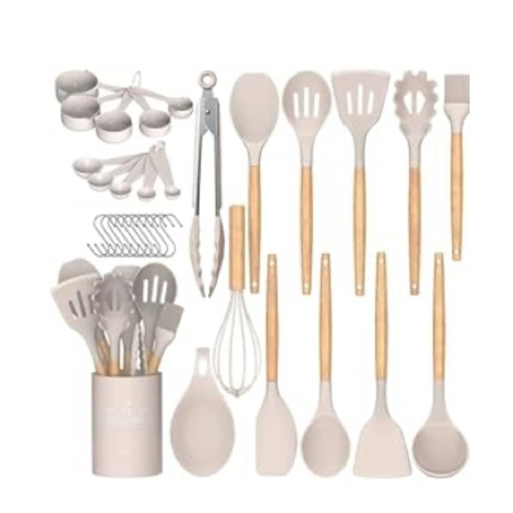 Kitchen | Premium Kitchen Utensil Set With Holder 33 Piece | Poshmark